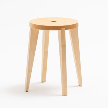 Novatur – Hocker rund – Ahorn – Hobel Onlineshop